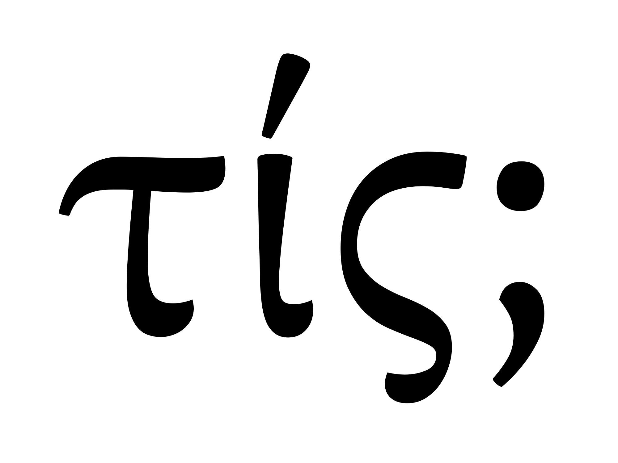 How are Greek Questions formed? – Koine-Greek